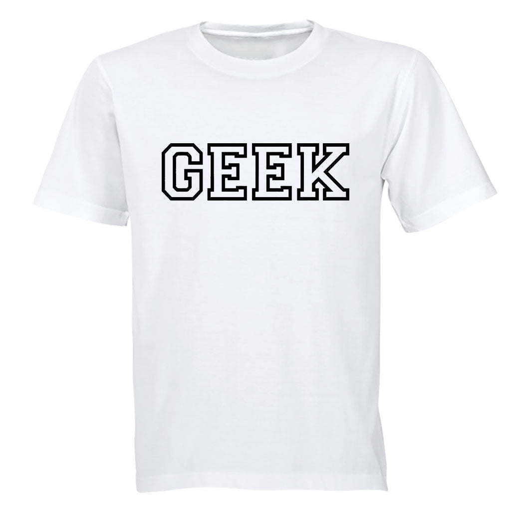 Geek - Outline - Adults - T-Shirt – BuyAbility