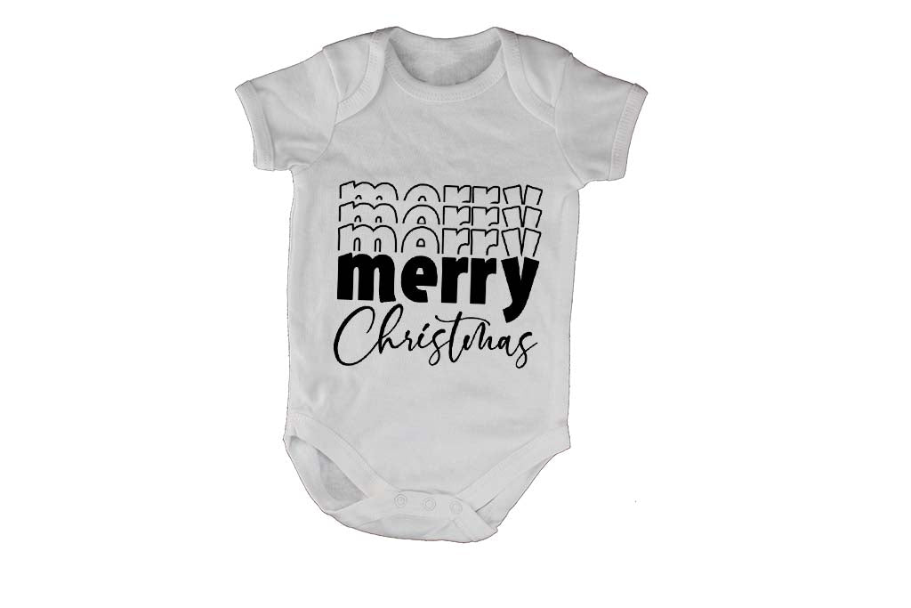 Multiple MERRY Christmas - Baby Grow – BuyAbility