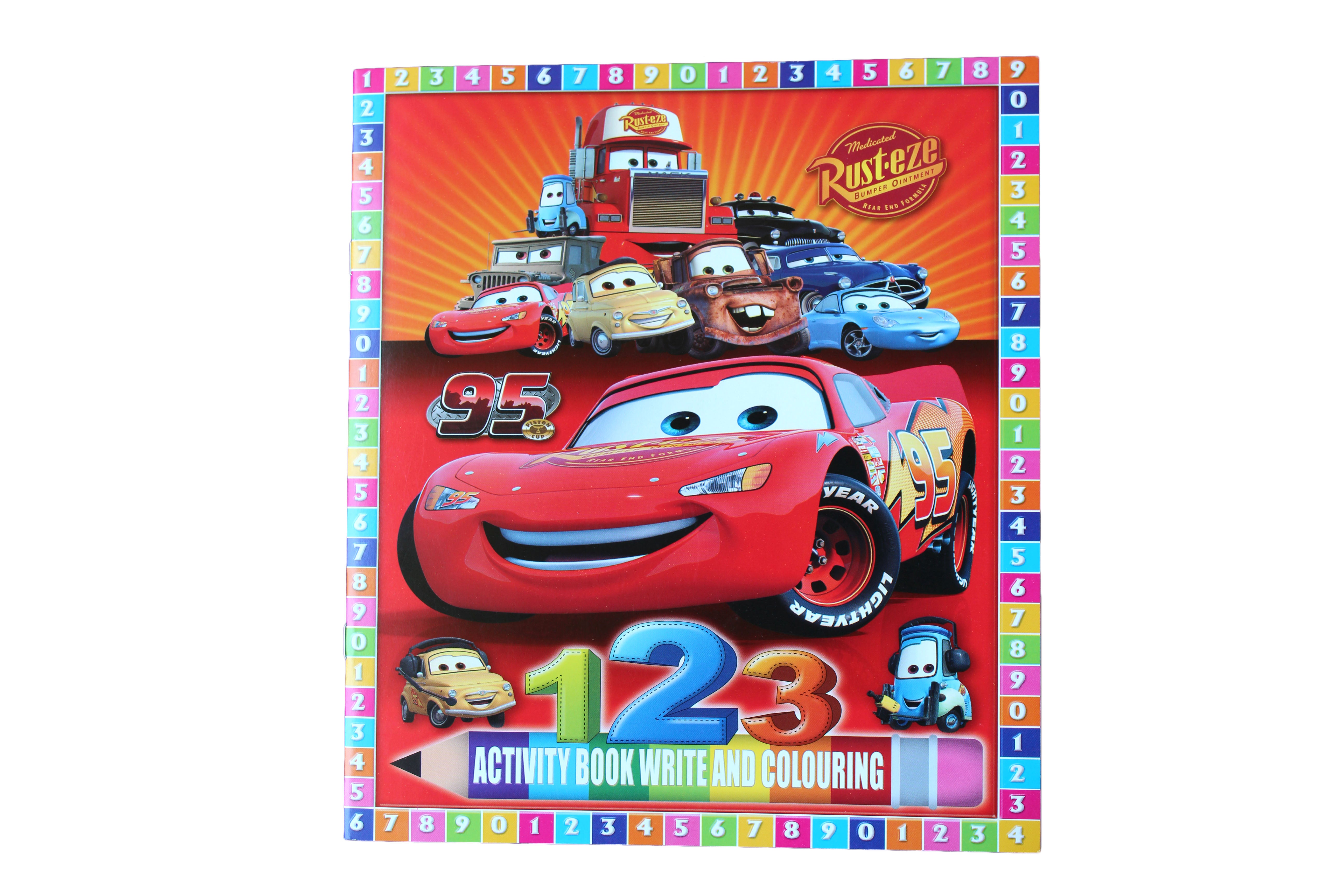 CARS – 123 Activity Book - BuyAbility