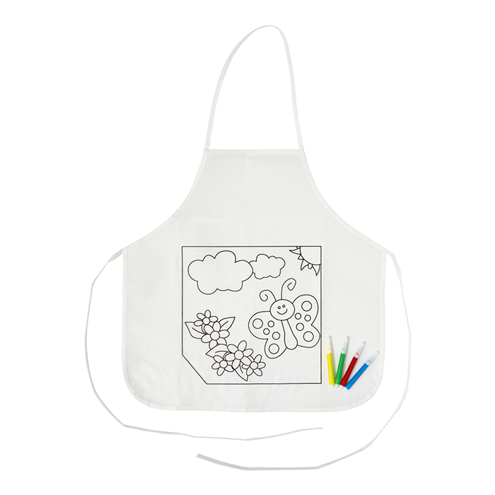 Kids Colouring In Apron – BuyAbility