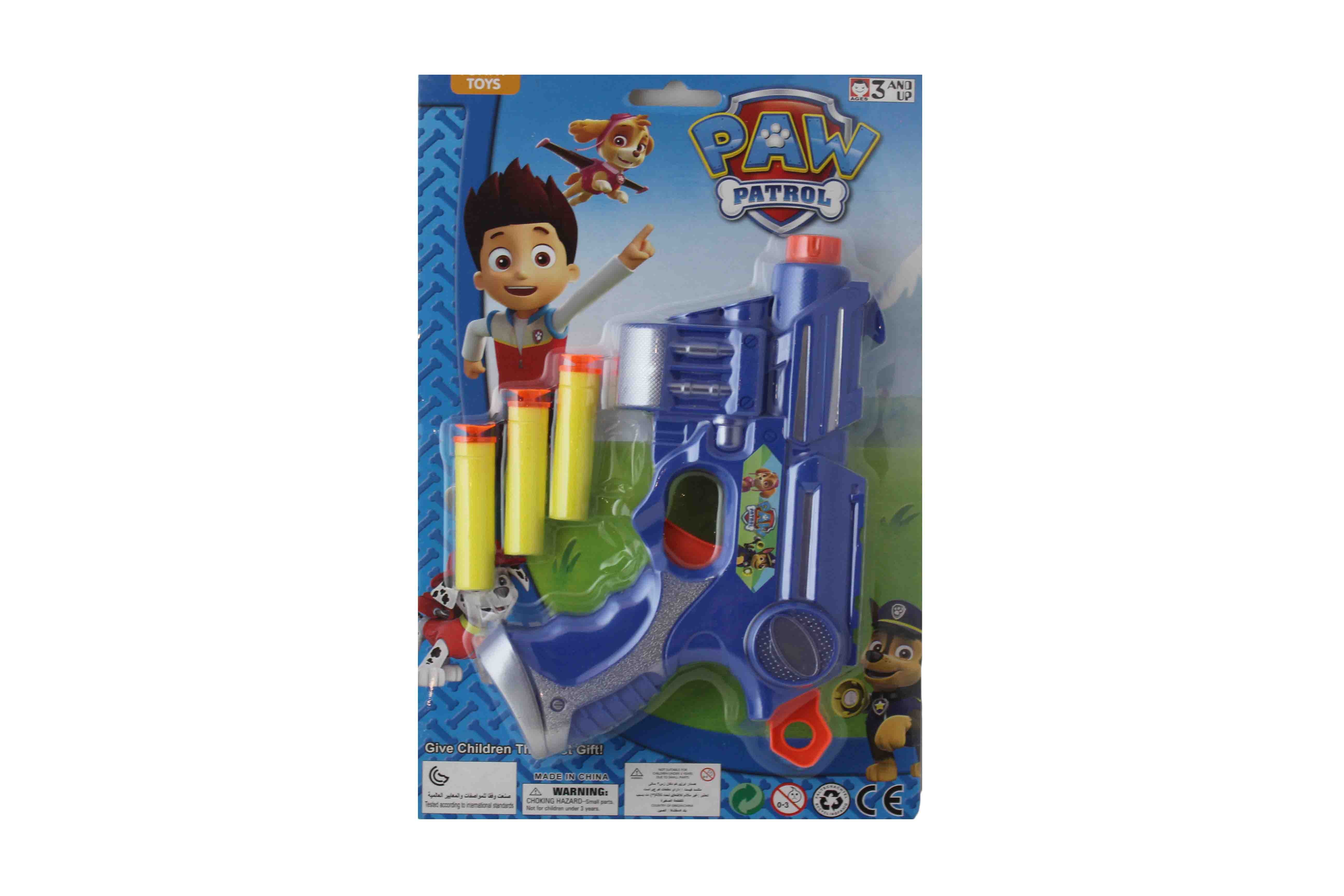 Paw Patrol Sponge Bullet Toy Gun - Plastic Toy Guns - BuyAbility
