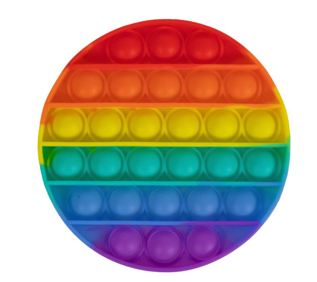 Colourful Pop It Fidget Pad for Kids & Adults - Round – BuyAbility